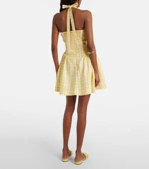 Faithfull The Brand Venza Linen Mini Dress
