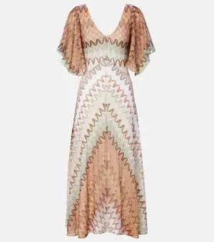 Missoni Lame Midi Dress - Multicoloured