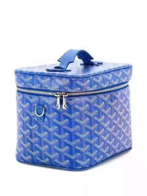 Goyard Muse Vanity Case Coated Canvas Pouch - Blue