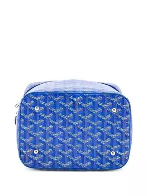 Goyard Muse Vanity Case Coated Canvas Pouch - Blue
