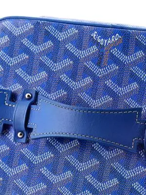 Goyard Muse Vanity Case Coated Canvas Pouch - Blue