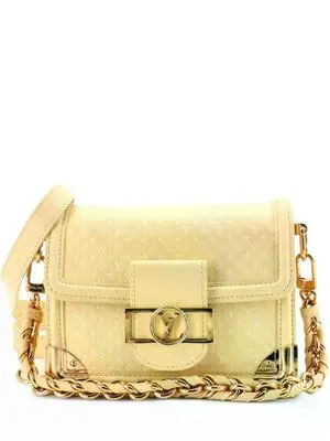 LOUIS VUITTON Dauphine Mini Shoulder Bag Embossed - Yellow