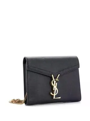 Saint Laurent Cassandra Chain Wallet Mini Crossbody Bag