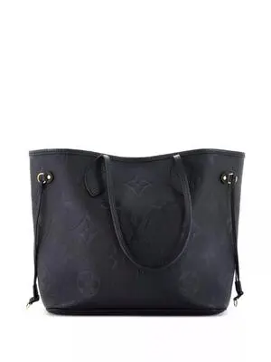 LOUIS VUITTON Neverfull Nm Monogram Empreinte Giant Mm Tote Bag - Black