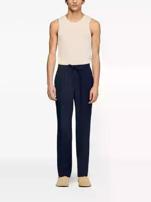 Sandro Straight-leg Linen Trousers