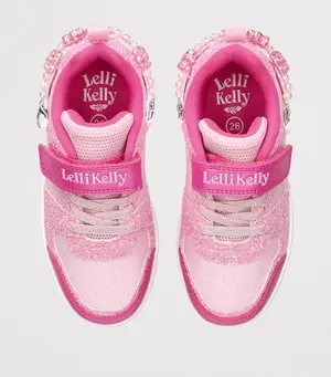 LELLI KELLY Embellished Gioiello Glitter Sneakers - Pink