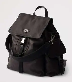Prada Leather Explore Backpack - Black