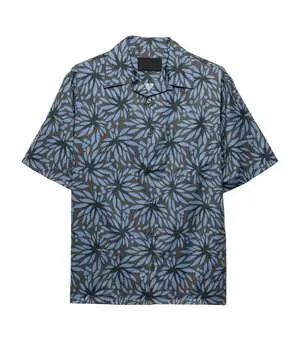 Prada Cotton-silk Bowling Shirt