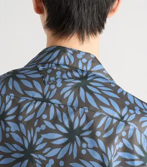 Prada Cotton-silk Bowling Shirt