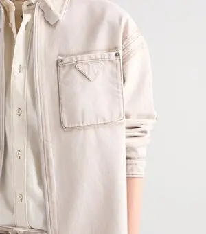 Prada Denim Printed Shirt