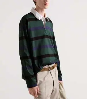 Prada Cotton Oversized Polo Shirt - Green