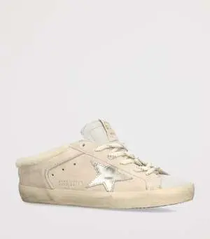 GOLDEN GOOSE Suede Super Star Sabot Sneakers
