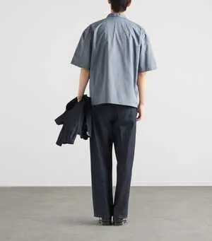 Prada Technical-cotton-blend Shirt - Grey