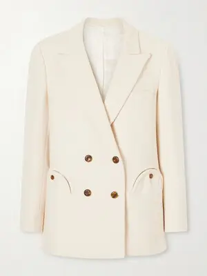 BLAZÉ MILANO Missy Everynight Cotton-blend Tweed Blazer - Neutrals