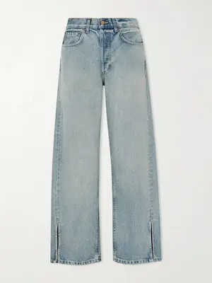 B Sides Raw Edge Hem Jeans For Women
