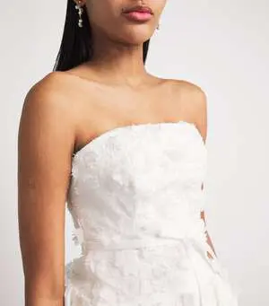 Maje Embellished Floral Mini Dress