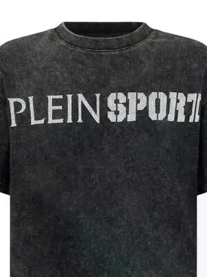 PLEIN SPORT Washed Round-neck T-shirt