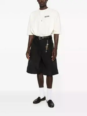 WILLY CHAVARRIA Chilango Pleated Wide-leg Shorts
