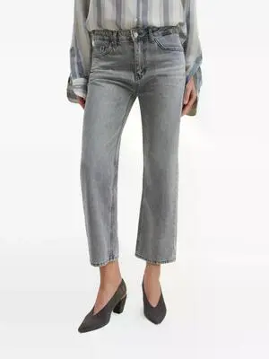 THE FRANKIE SHOP Cotton Straight Leg Jeans