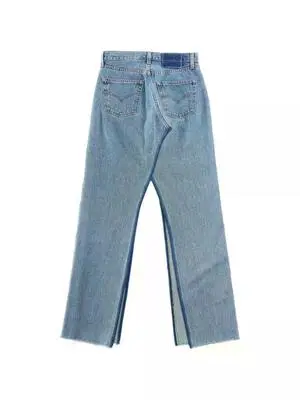 BETTTER Better Denim Maxi Skirt With Frayed Hem - Blue