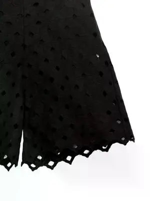 Max Mara Eyelet Shorts - Black