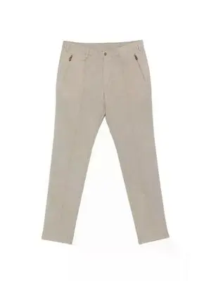 PT TORINO Zip-fastening Belt-loop Trousers