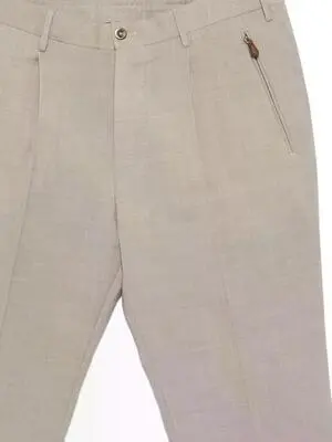 PT TORINO Zip-fastening Belt-loop Trousers