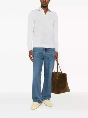 ARTE ANTWERP Notched Collar Sweater