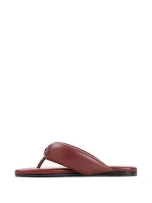 Carven Leather Thong Sandals