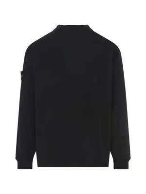 Stone Island Crew-neck Sweatshirt With Logo Patch