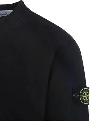 Stone Island Crew-neck Sweatshirt With Logo Patch