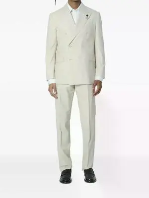 LARDINI Double-breasted Pin Suit