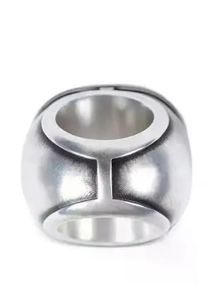 ANN DEMEULEMEESTER Tone Textured Square Detail Ring