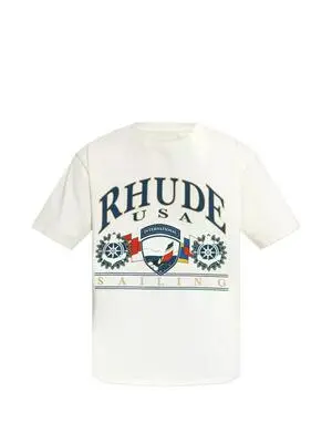 Rhude Graphic-print T-shirt - Neutrals