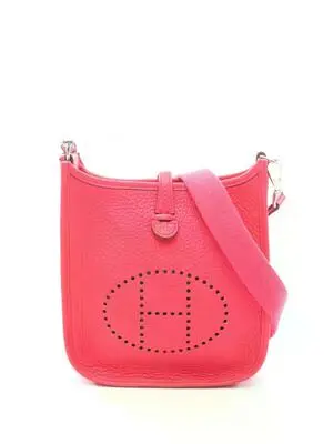 Hermès 2017 Clemence Amazone Evelyne TPM 16 Crossbody Bag Pink