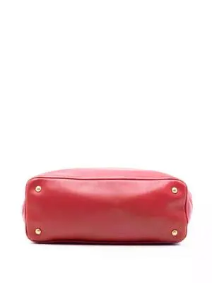 Prada Vitello Daino Open Convertible Tote Satchel