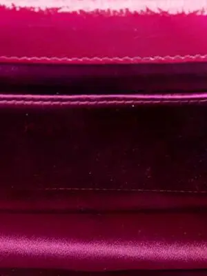 Saint Laurent Large Textured Patent Belle De Jour Clutch Bag