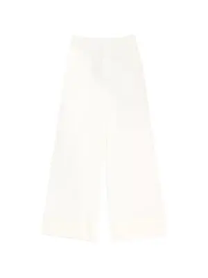 TWINSET Wide Leg Trousers With Zip Fastening Pockets