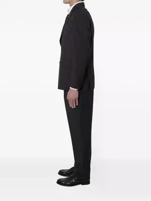 LARDINI Double-breasted Peak-lapels Suit - Grey