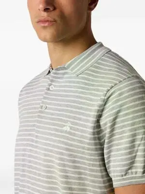 Brooks Brothers Logo-embroidered Striped Polo Shirt