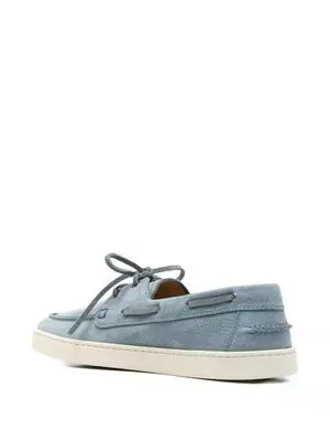 HENDERSON BARACCO Leather Boat Shoes - Blue