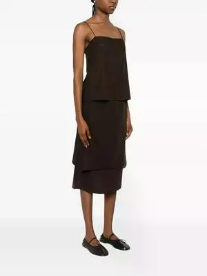VIKTORIA CHAN Sataya Draped Skirt And Top Set