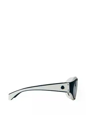Moncler Oval Frame Sunglasses - Black