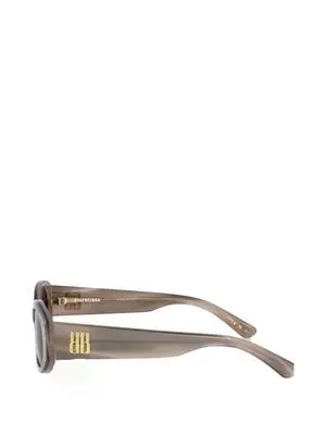 Balenciaga Oval Frame Sunglasses