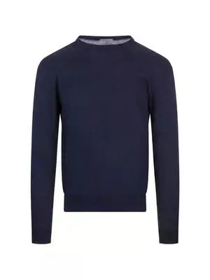 Fedeli Round Neck Sweater - Blue