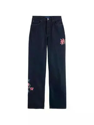 Scotch & Soda Floral Embroidered Jeans