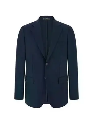 Boggi Milano Single-breasted Blazer - Blue