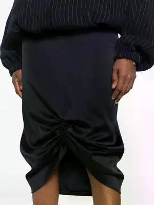 Valentino Garavani Ruched Pencil Skirt