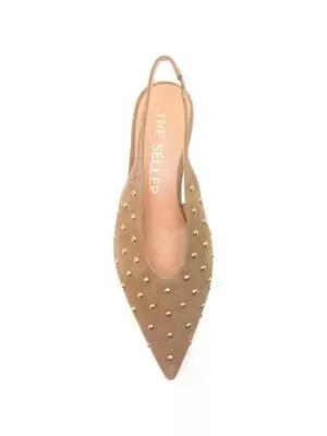 THE SELLER Studded Slingback Pumps