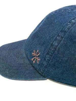 Jacob Cohen Embroidered Baseball Cap - Blue